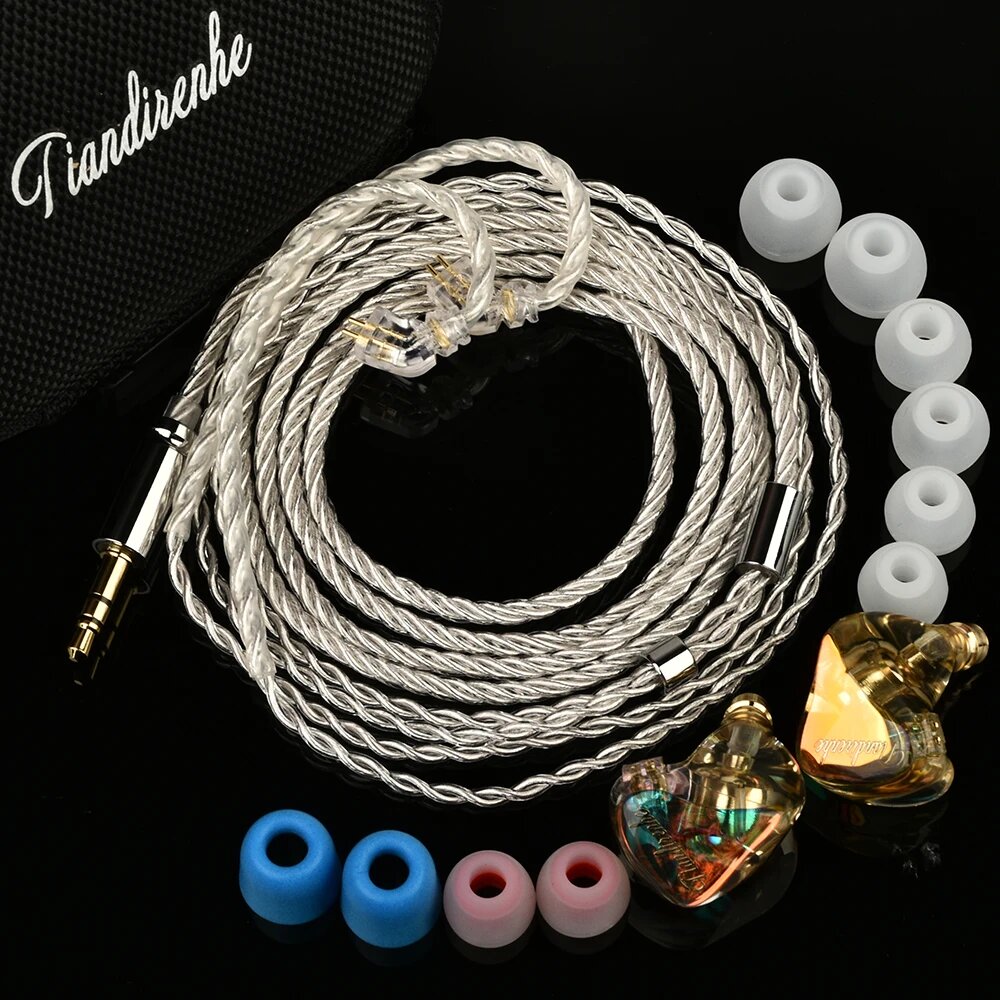 Tiandirenhe TD15 внутриканальные наушники, Цвет: TD15 no mic set