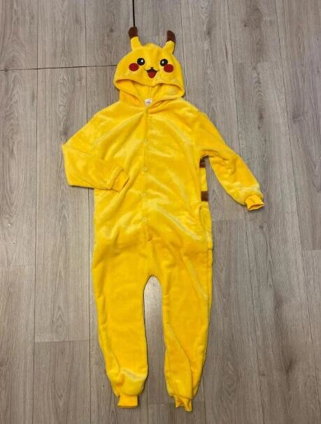 Детский карнавальный костюм Pokemon Pikachu из фланели M 159-168cm