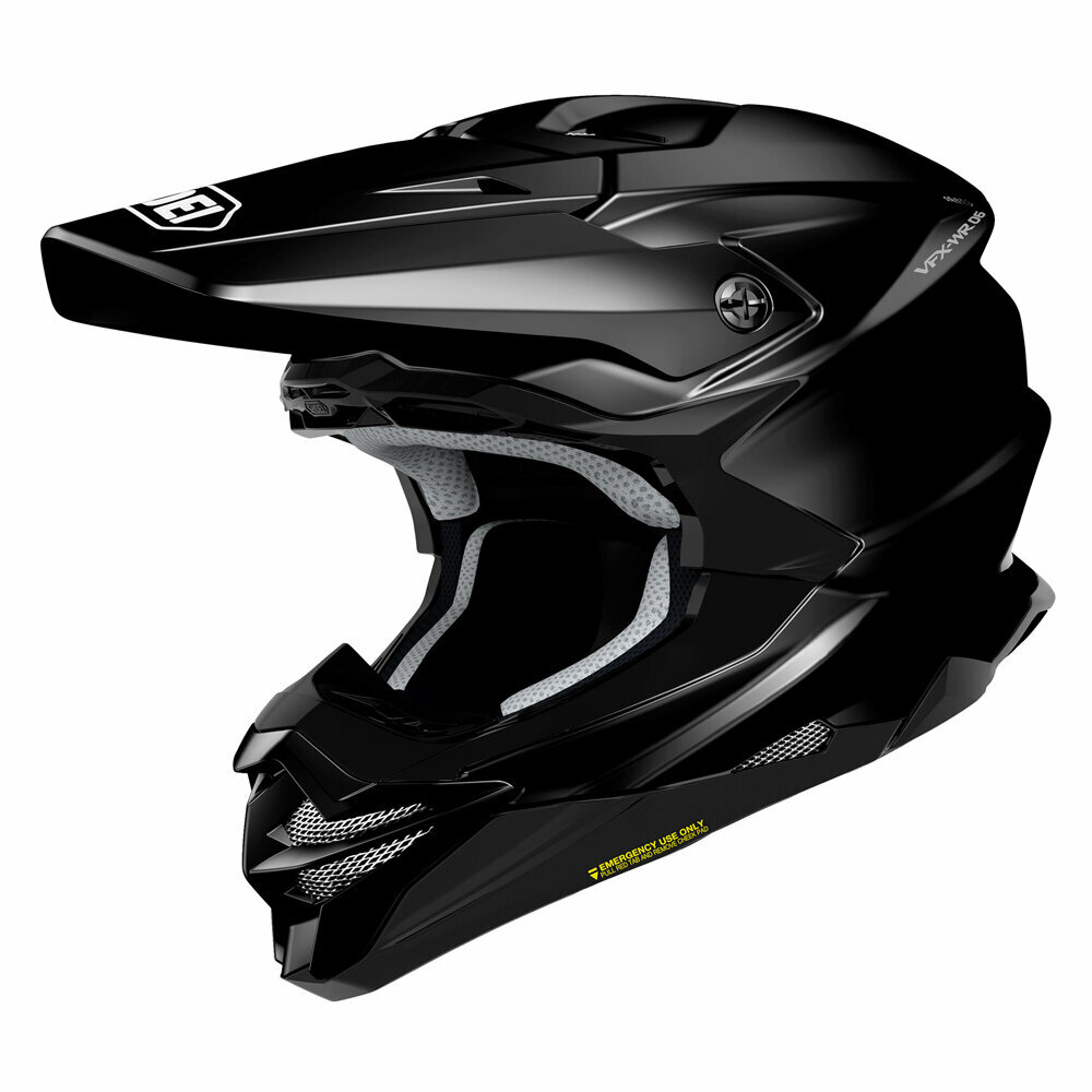 Мотошлем кроссовый SHOEI VFX-WR 06 PLAIN (черный, M)