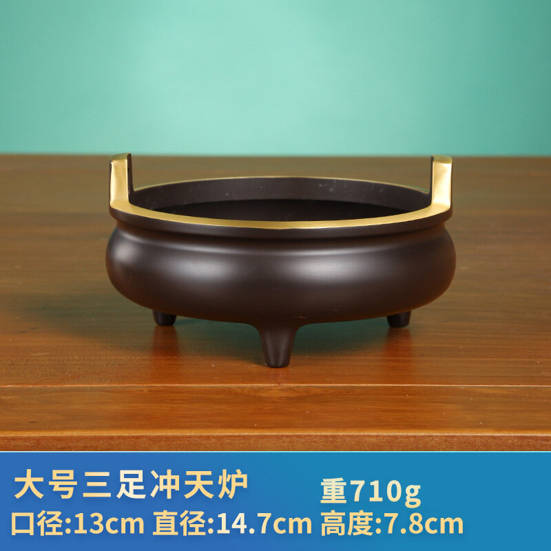 Горячая распродажаОптовая продажа латунного кадильника, трехногий кадильник, кадильник для поклонения, украшение кадильника