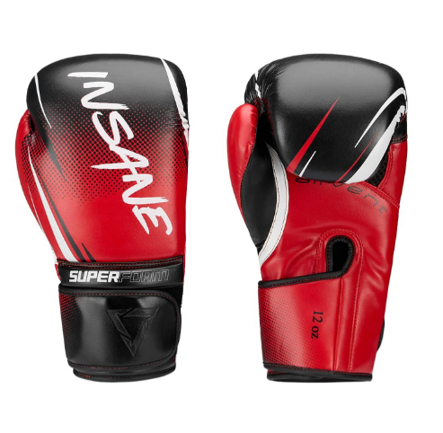 Перчатки боксерские INSANE IMPACT IN24-BG003, красный, 12 OZ