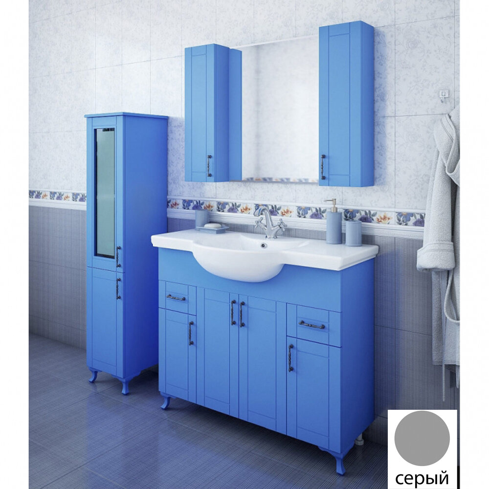 Мебель для ванной Sanflor Глория 105 серый