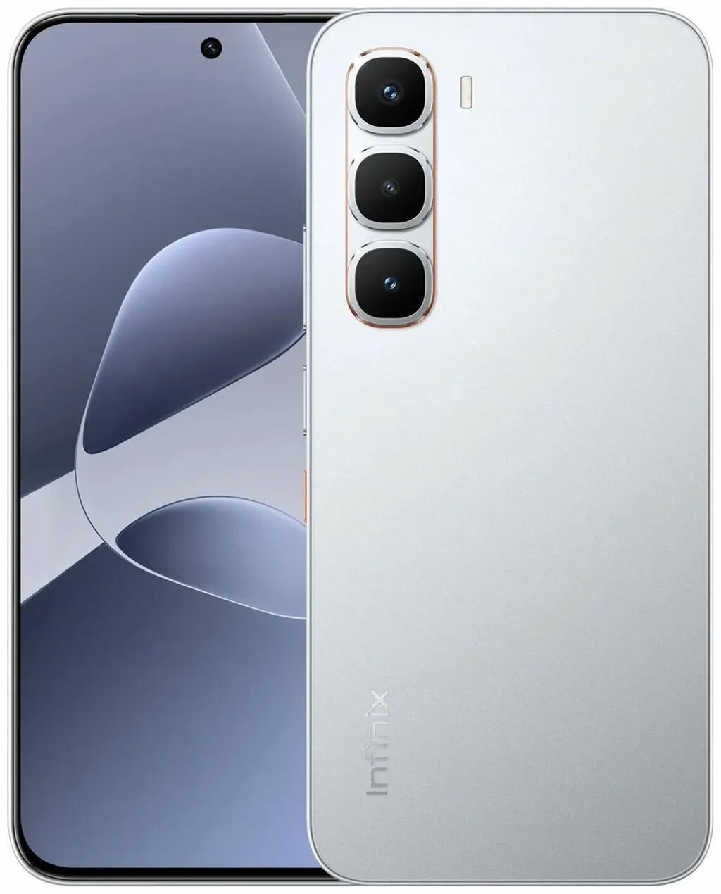 Смартфон Infinix Hot 60 pro X6885 128Gb 8Gb серебристый титан