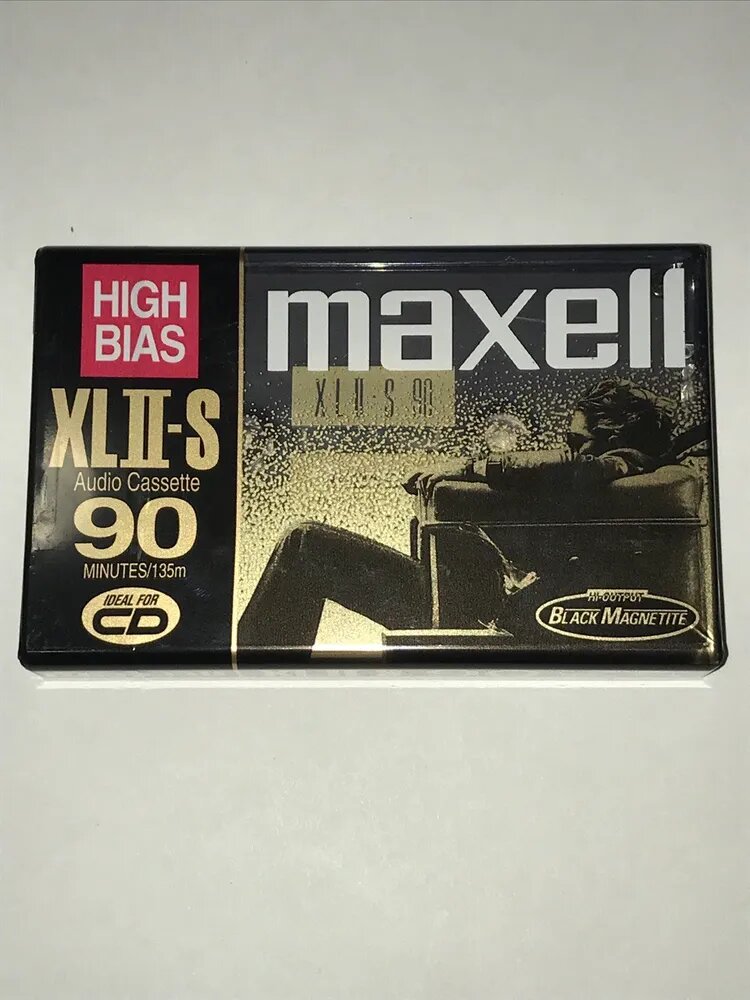 Аудиокассета Maxell XLII-S 90. 1998г.