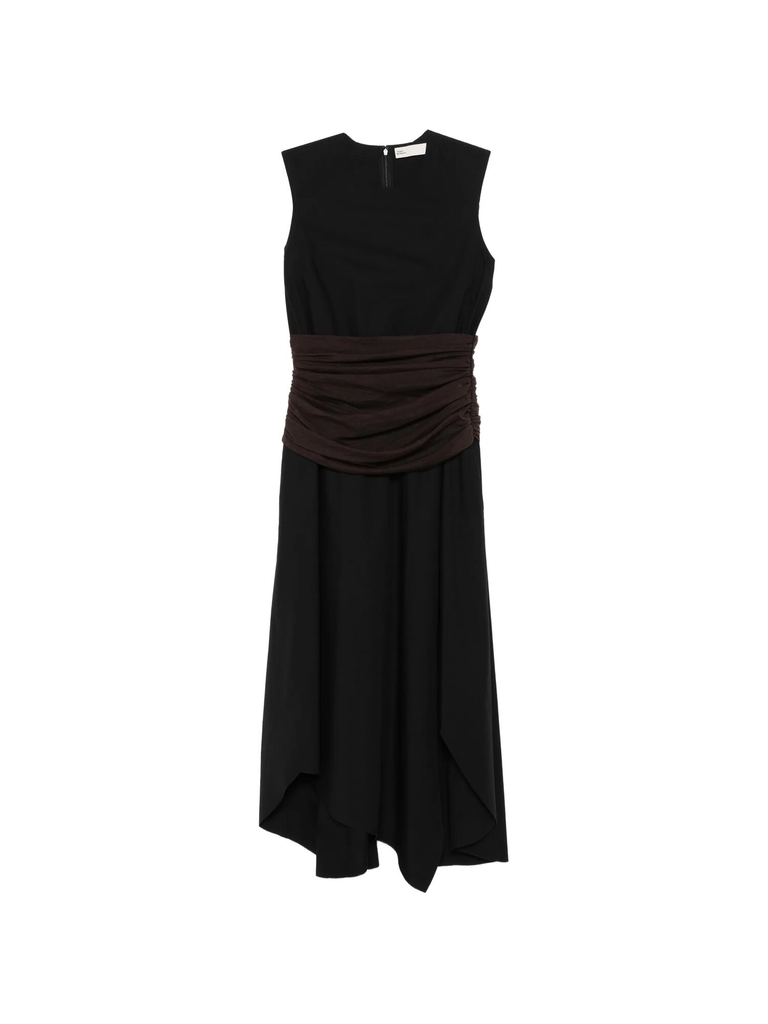 Платье Ruched-detail sleeveless midi dress