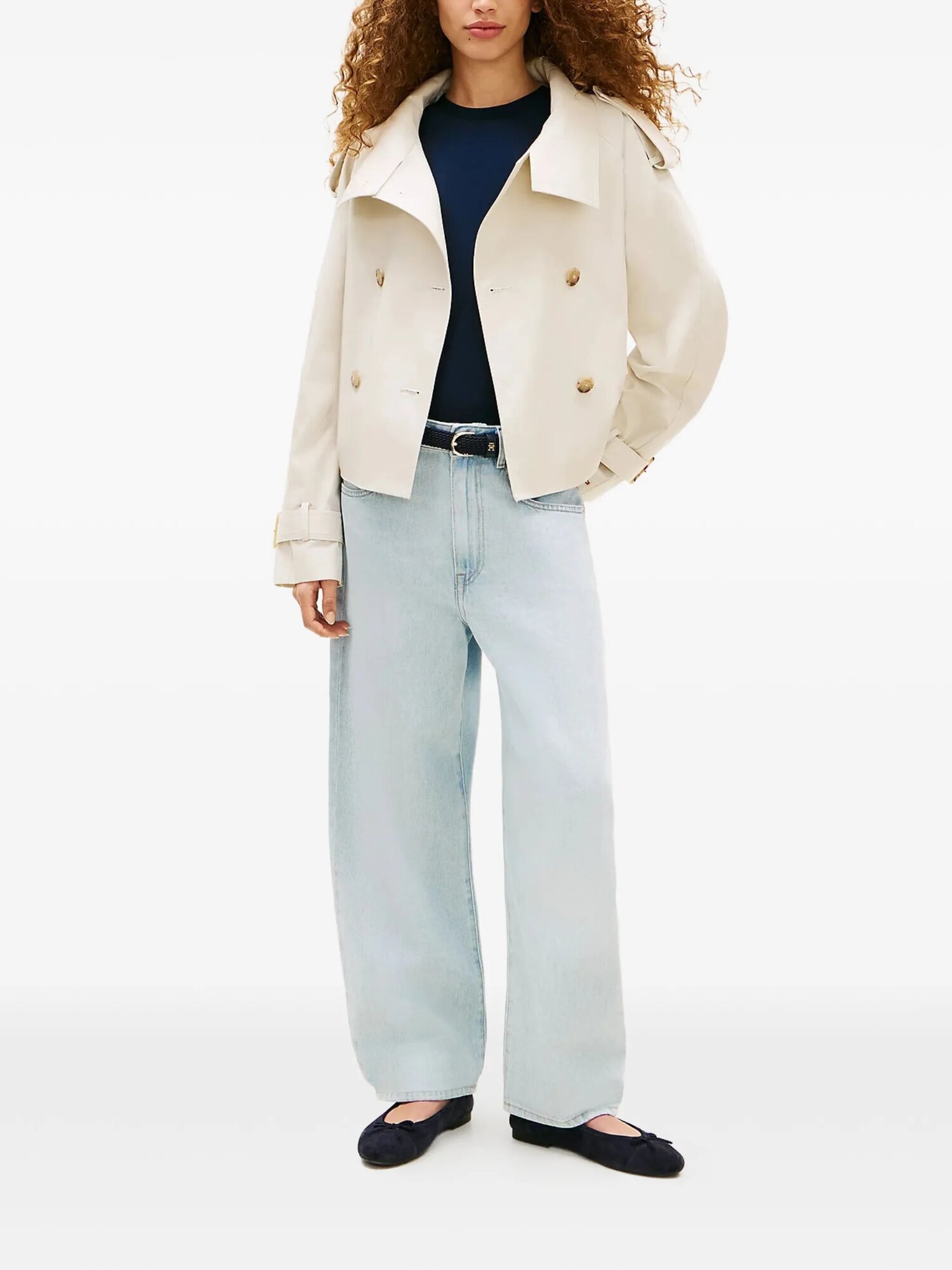 Куртка TOMMY HILFIGER, размер 44 EU, white — фото 1