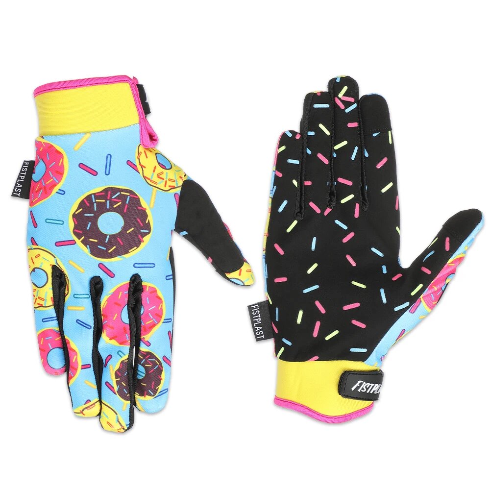 Перчатки для велоспорта Fistplast Super Donut Wheel Glitz, blue, L