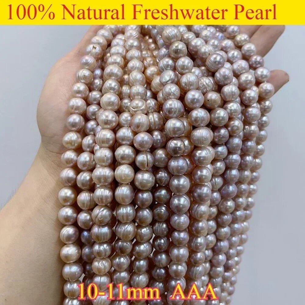 Натуральный белый фиолетовый оранжевый жемчуг 10-11 мм бусины лавандовый