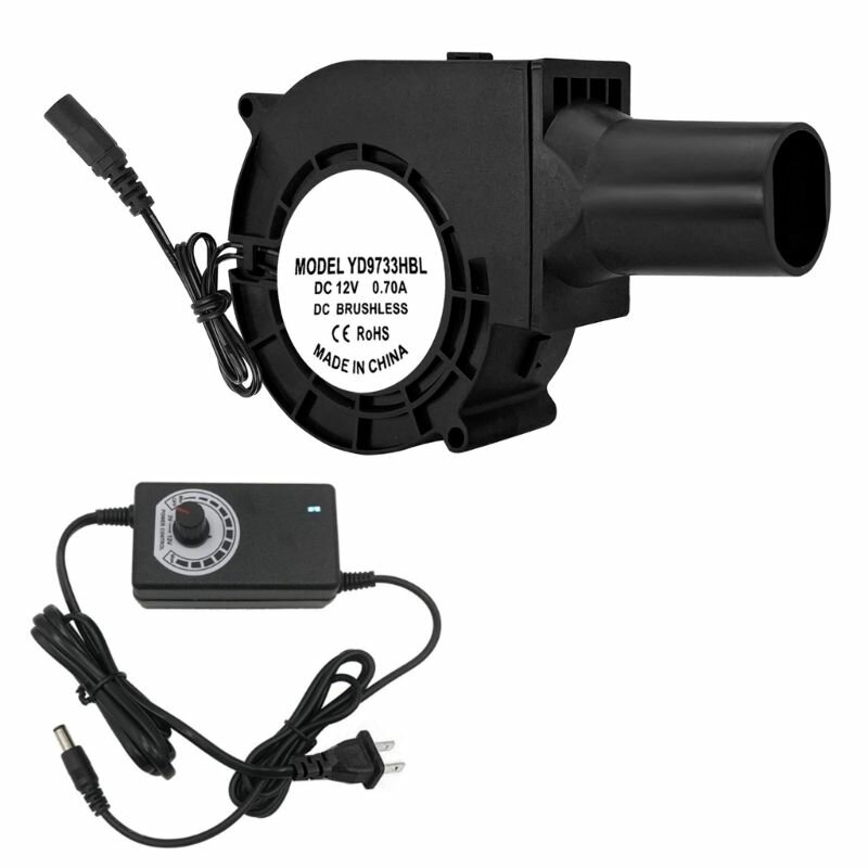 Высокоскоростной центробежный вентилятор 97 мм 12В