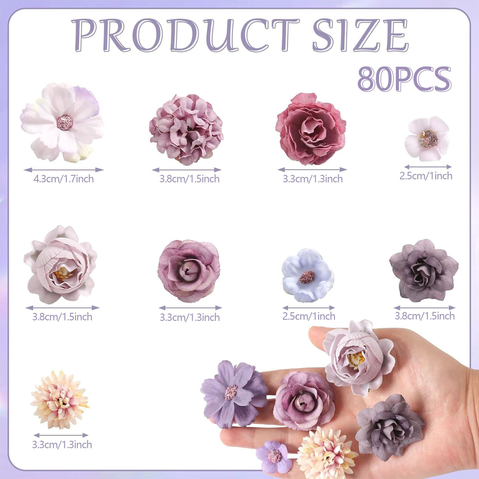 Набор материалов для цветов, маленькие ручные венки, аксессуары, искусственные цветы, свадебный головной убор, аксессуары из искусственных цветов