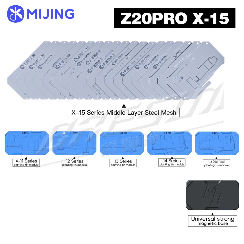 Mijing Z20 Pro X-15PM Трафарет для реболлинга