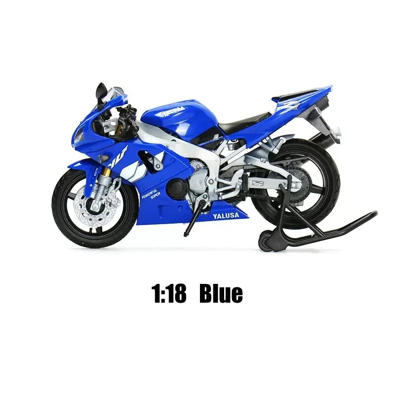 Модель мотоцикла Yamaha 1/18, синий