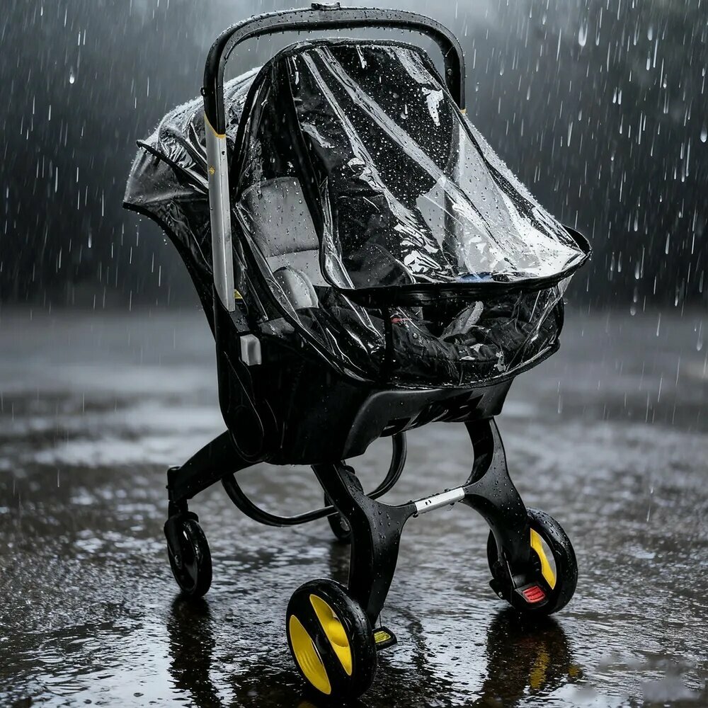 Дождевик для детской коляски, универсальный аксессуар для автокресла, чехол от дождя