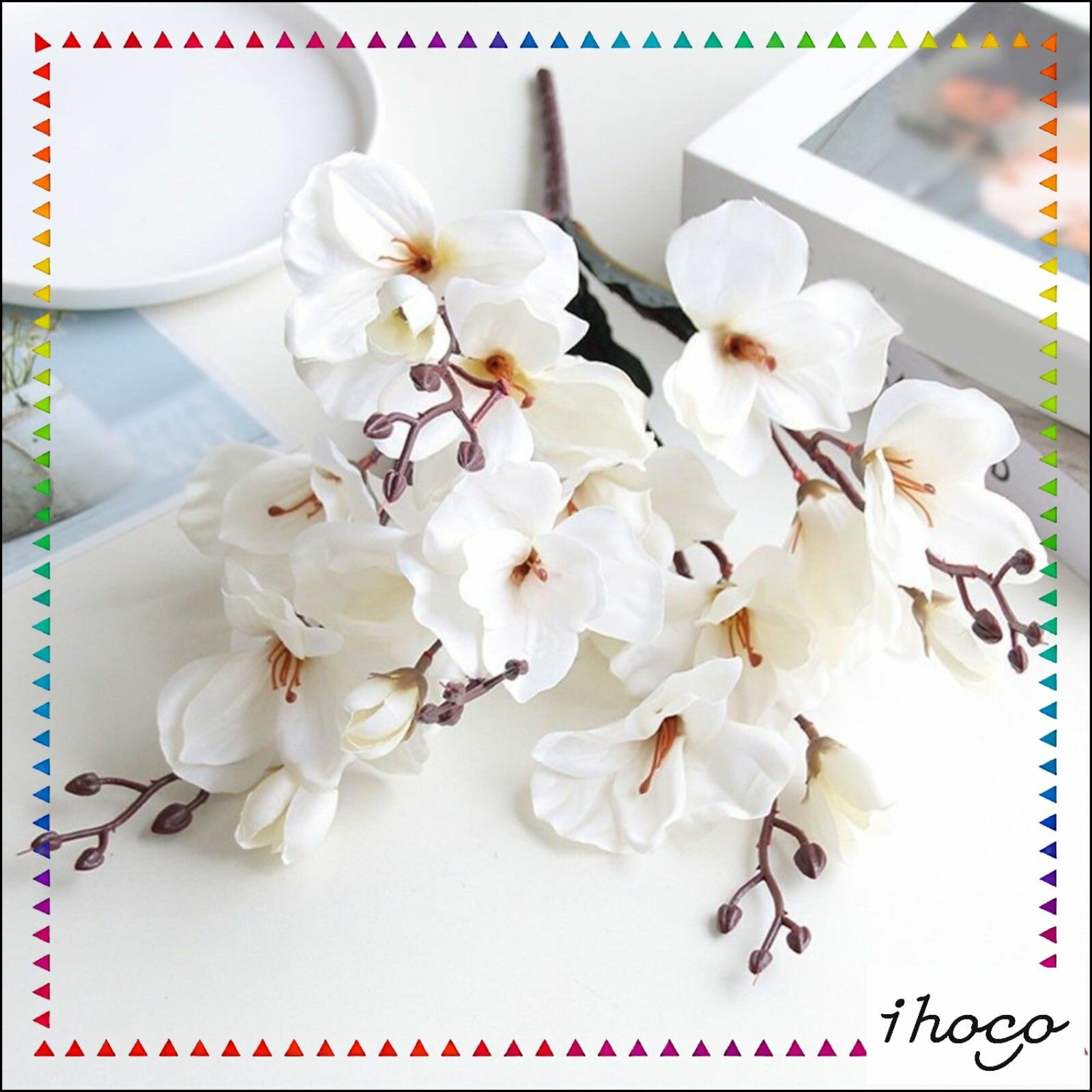 Эксклюзивный букет искусственных гладиолусов для декора премиум гостиной