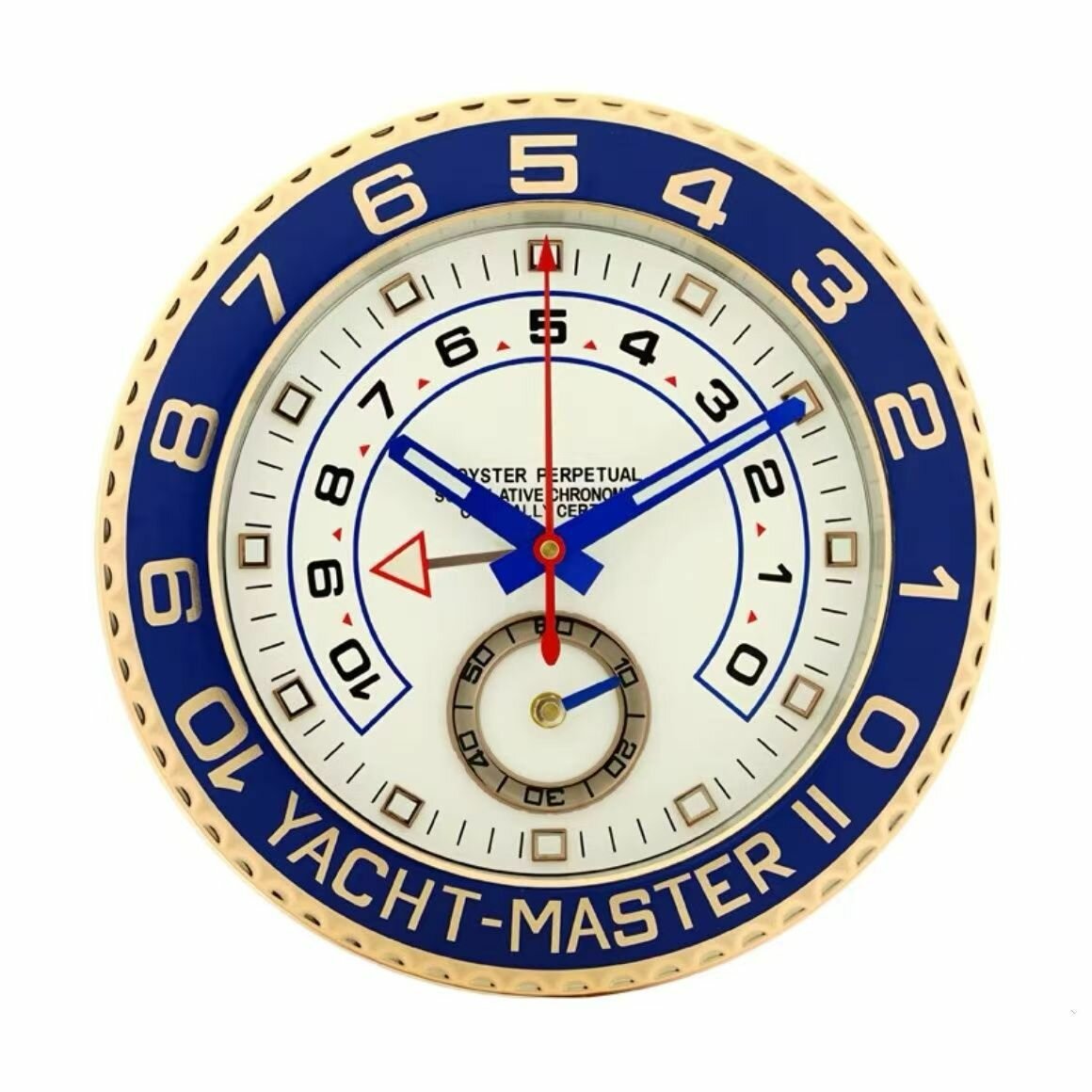 Настенные часы Rolex Shenzhen Swiss 14inch в металлическом корпусе со светящейся бесшумной залом, подходящие для