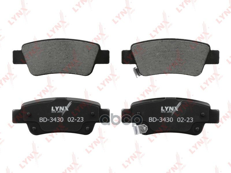 Колодки тормозные ЗАД HONDA CR-V 2.0-2.4 07- LYNXauto арт. BD3430