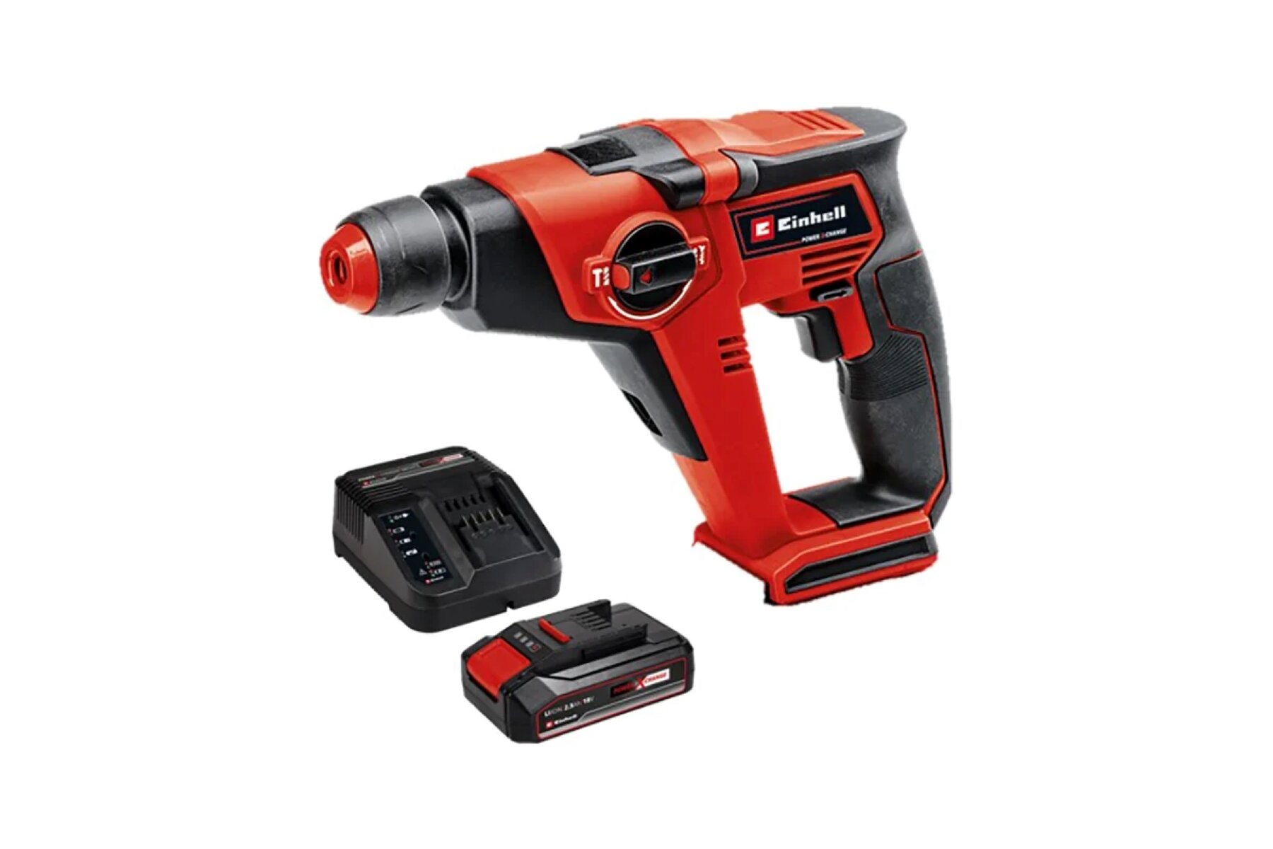 Перфоратор аккумуляторный Einhell PXC TC-HD 18/12 Li, 18В,1.3Дж, ЗУ+1-2.5Ач,4513970SET