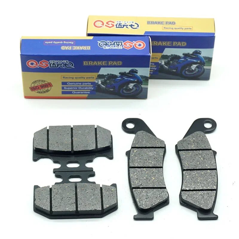 Передние и задние тормозные колодки мотоцикла для KAWASAKI KLX250R Темно-синий, Front Rear Pads