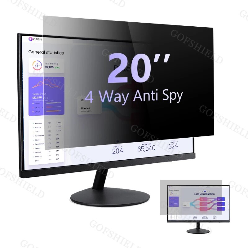 Фильтр для экрана PRIVACY GUARD 19-27 дюймов 20 inch 442x249mm