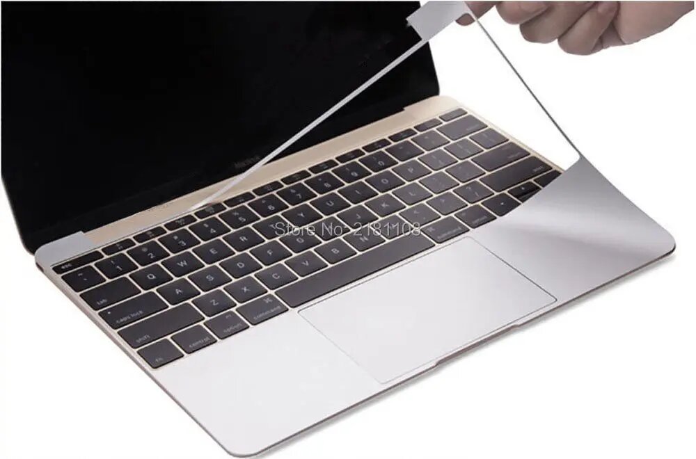Наклейка на клавиатуру для Macbook Air Pro A2337 A2179 A1932, Silver