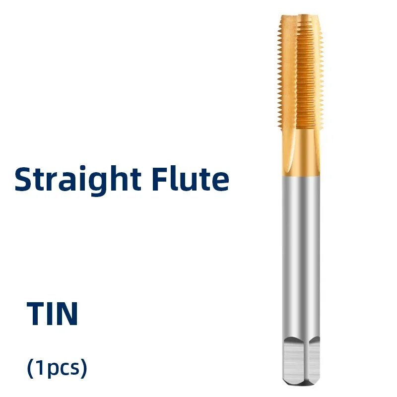 Метчик резьбовой Straight Flute 8-32, TIN