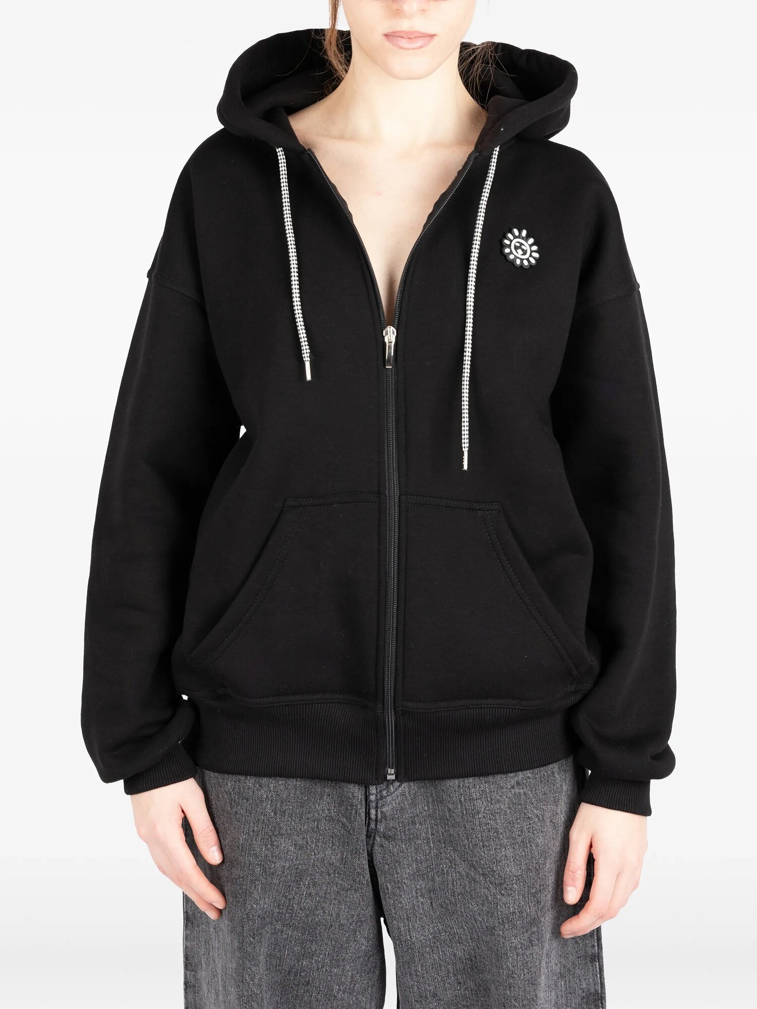 Худи Societe Anonyme Zip hoodie, размер XS, , black/black — фото 1