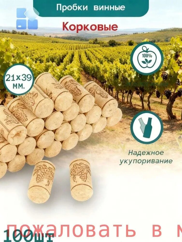 Пробка 100 шт.
