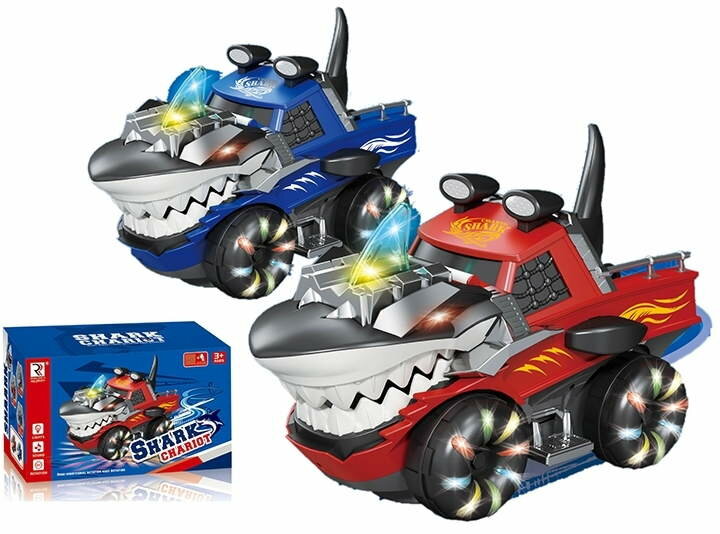 Машинка игрушечная SHARK CHARIOT на батарейках (свет, звук) в коробке