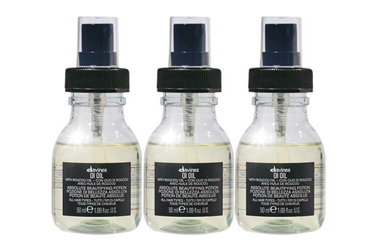 Масло для волос унисекс DAVINES OI 50ml*3 разглаживающее восстанавливающее увлажняющее