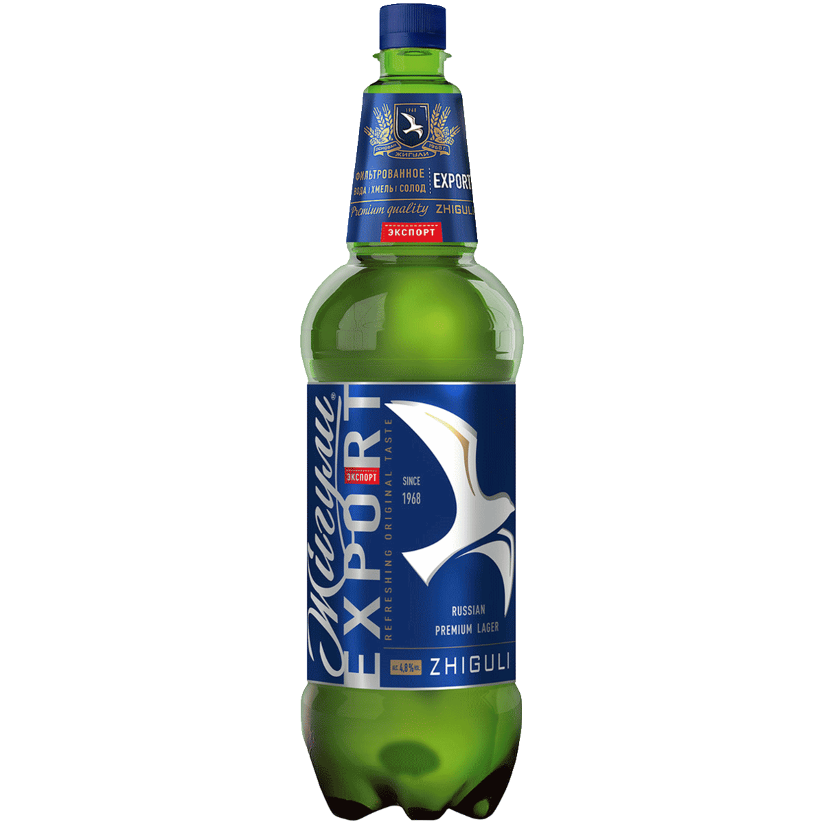 Пиво Жигули Барное Export светлое 1,25 л ПЭТ