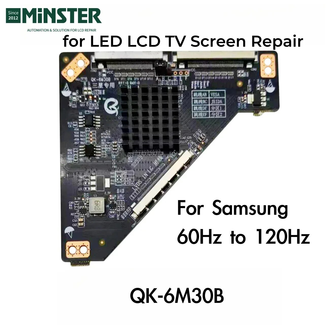 Конвертер QK-6M30B для Samsung, 60Hz-120Hz