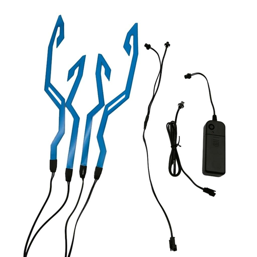 Светодиодная сигнальная лента для шлема, Синий