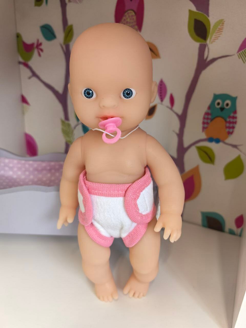 Пупс Пластмастер, розовый 22 см 10052