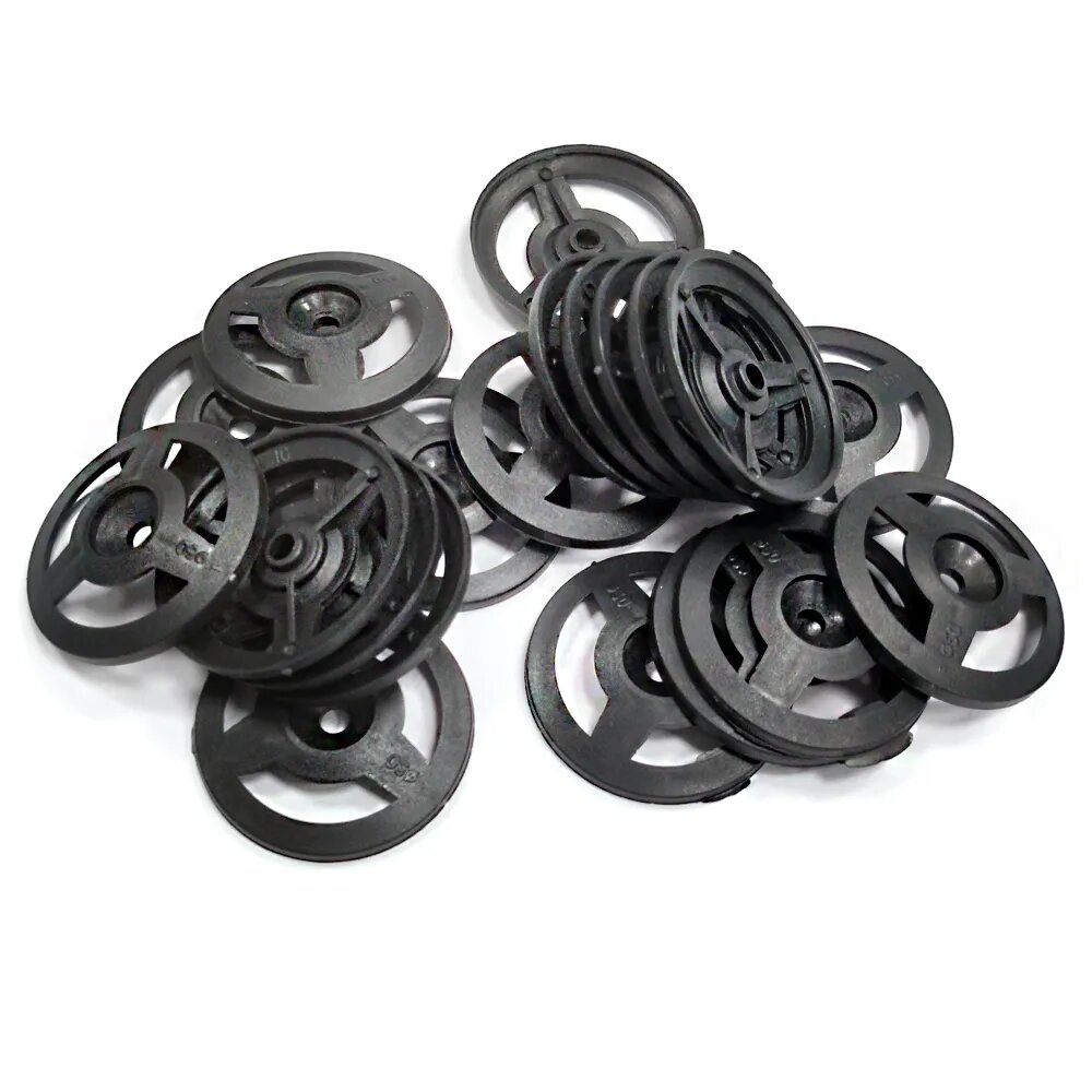 Шайба Рондоль 50 мм для утеплителя, теплоизоляции (100 шт.) черная