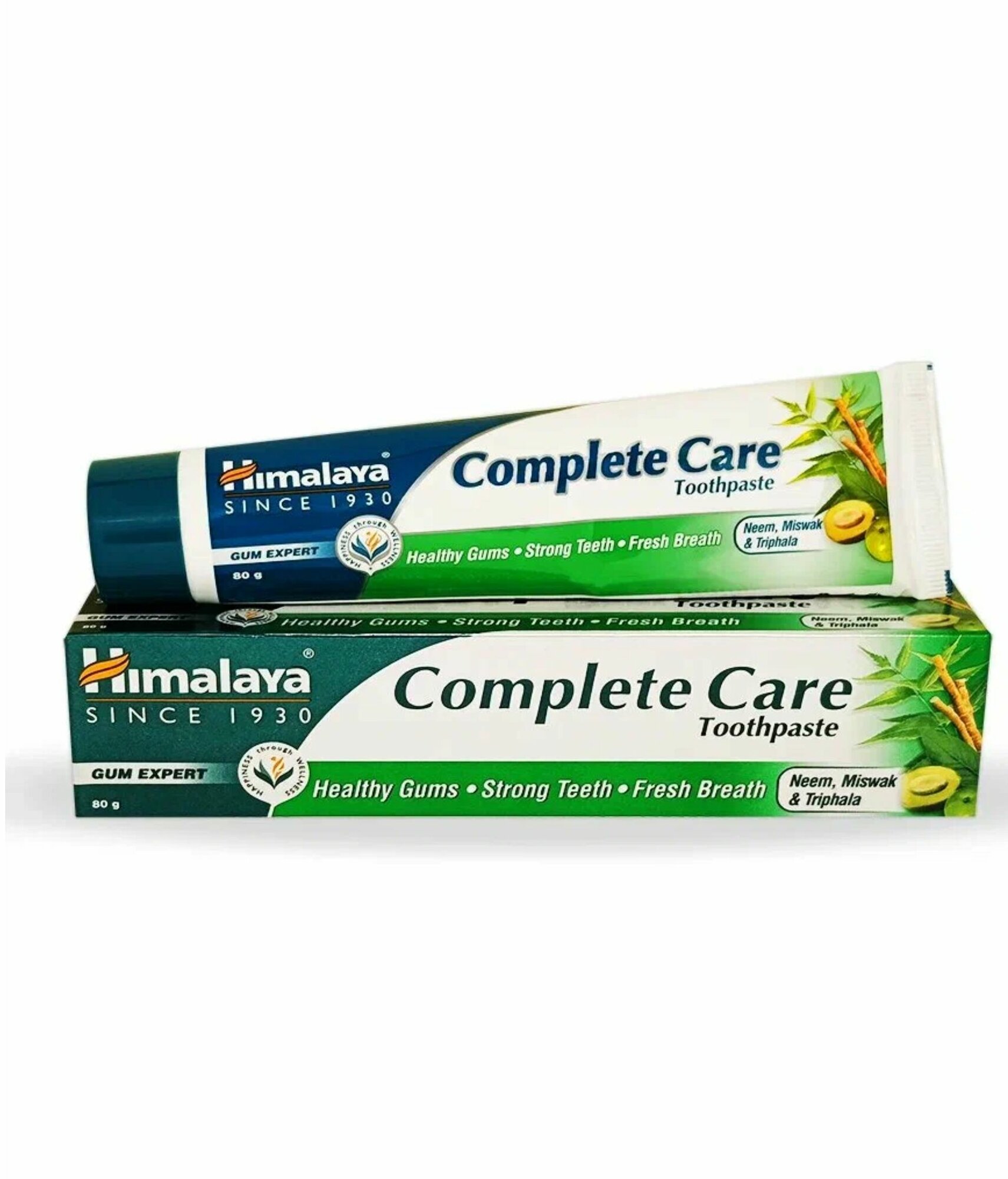 COMPLETE CARE toothpaste, Himalaya (Зубная паста на основе трав, комплексный уход, Хималая), 80 г.
