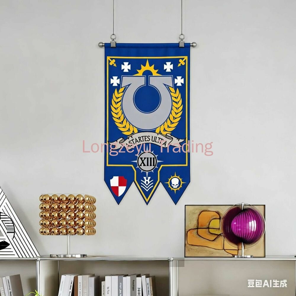 Боевой штандарт легиона 40K 70*120cm (Подходит для декоративных дверных занавесок, настенных украшений и картин)