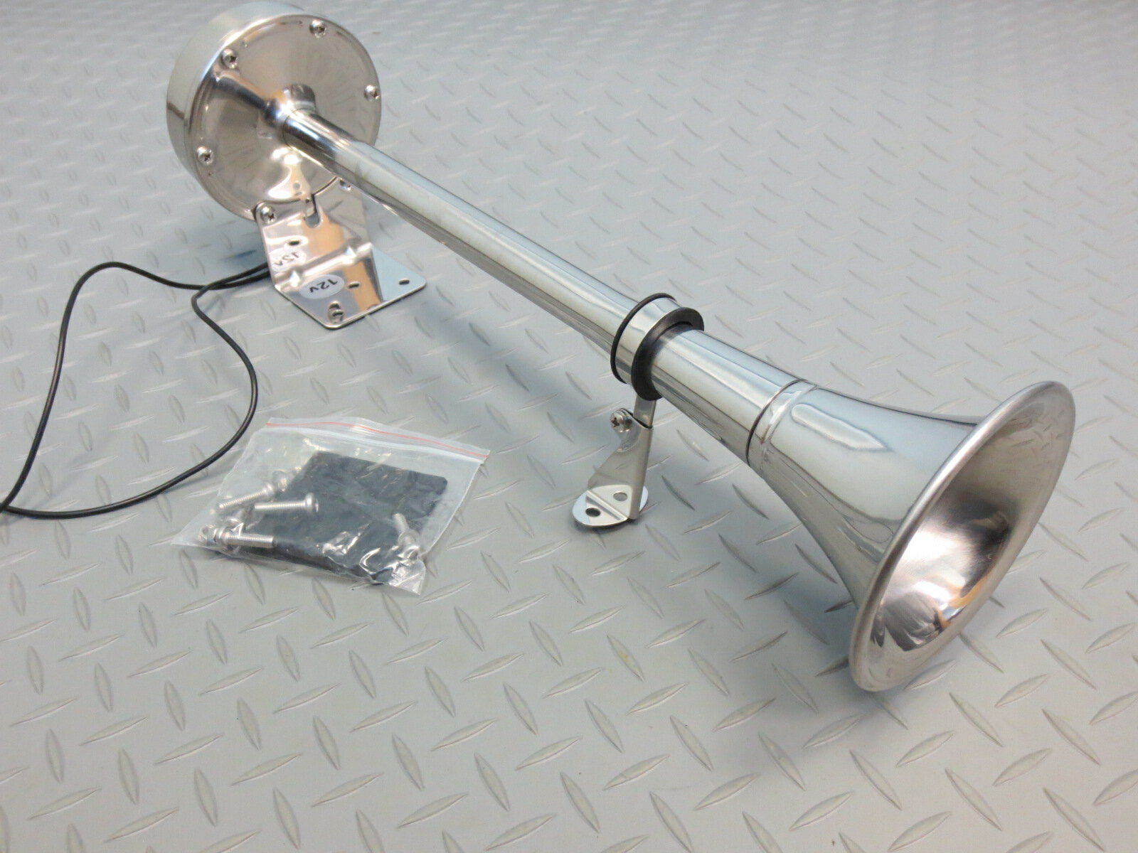 Сигнал звуковой электрический ST-6010 нерж. сталь, 12V