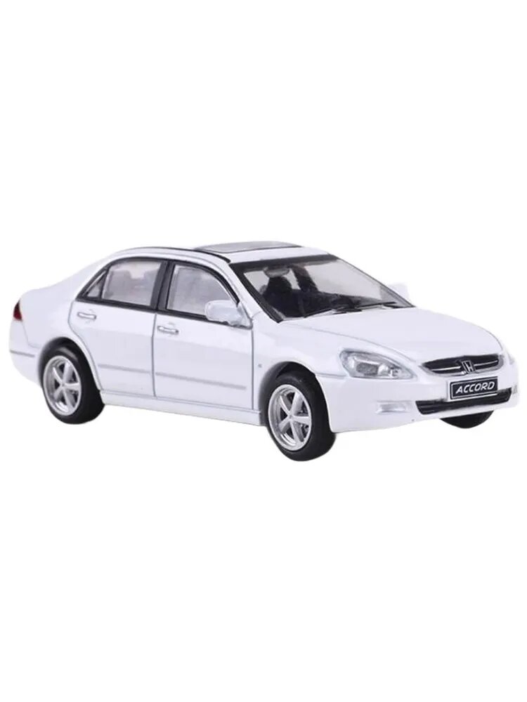 Машинка металлическая Kоллекционная модель DCT 1:64 Honda Accord Sedan 2005 White