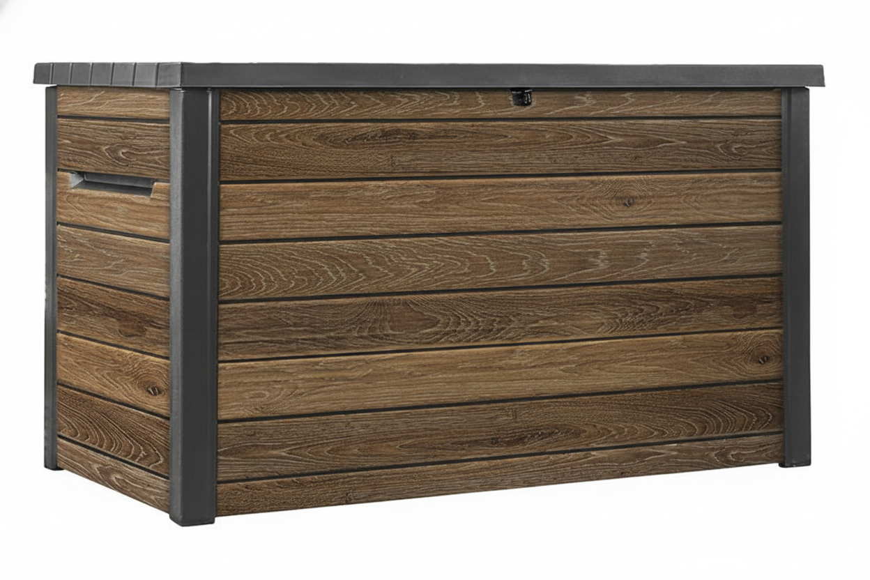 Сундук Keter Deco deck box 870 L Walnut (грецкий орех/темно-коричневый) (17213847)
