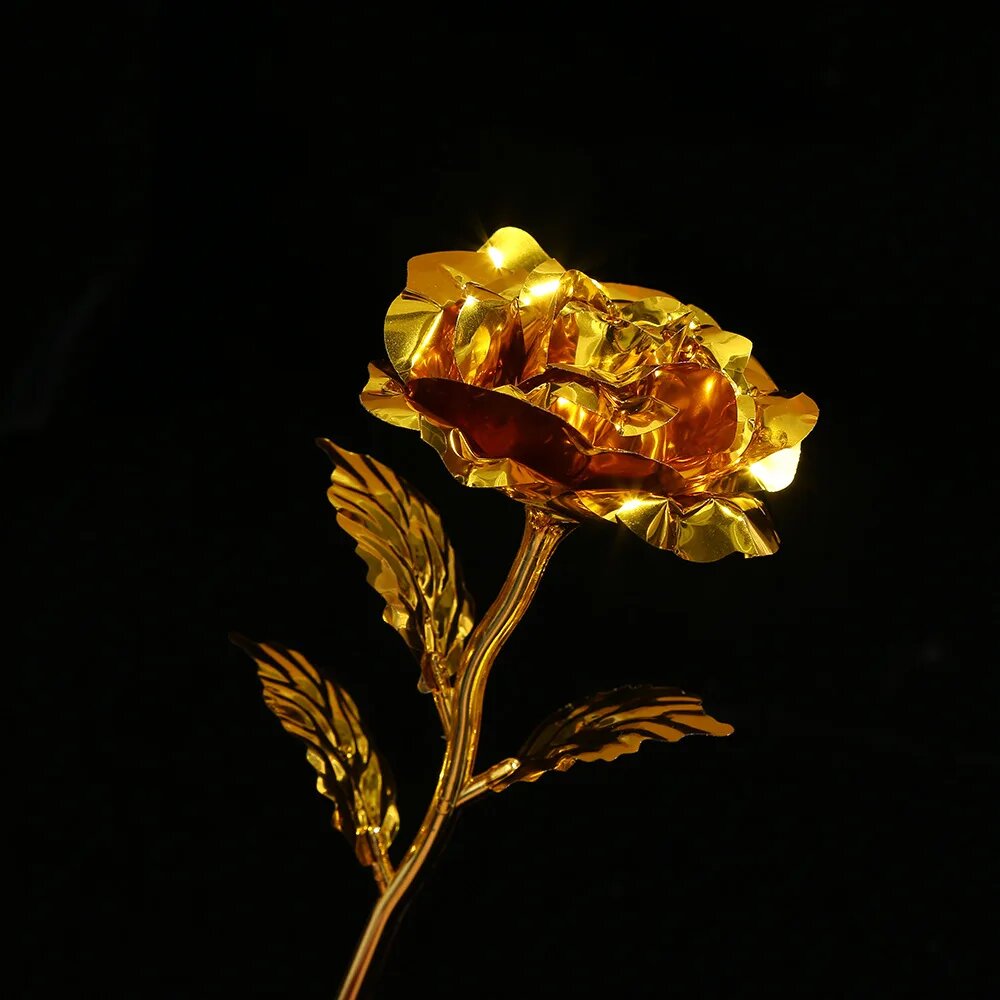 Золотая искусственная роза, Цвет: Gold