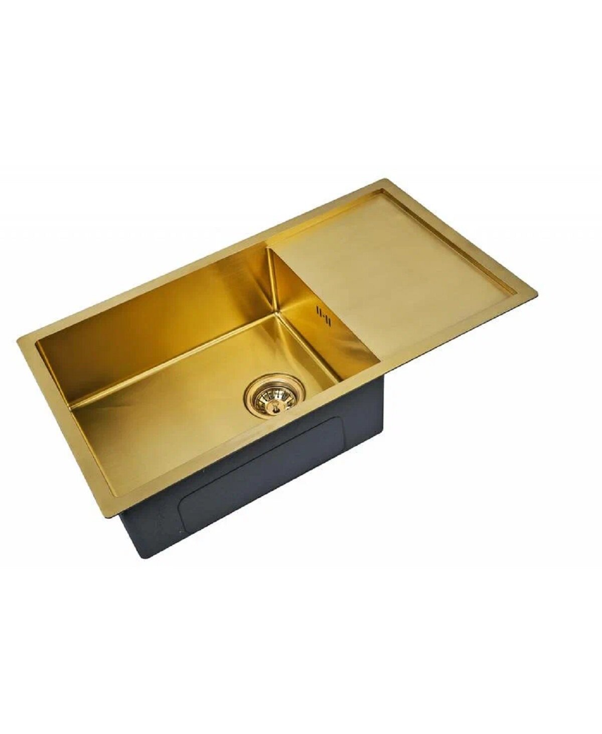 Мойка кухонная Zorg Inox PVD SZR-7844 bronze, PVD покрытие бронза, чаша крыло, оборачиваемая, толщина 1,5 мм