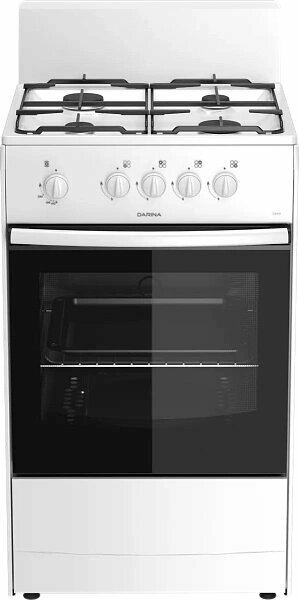 Газовая плита DARINA "G 4001", 4 газовые конфорки, рабочая поверхность из эмалированной стали