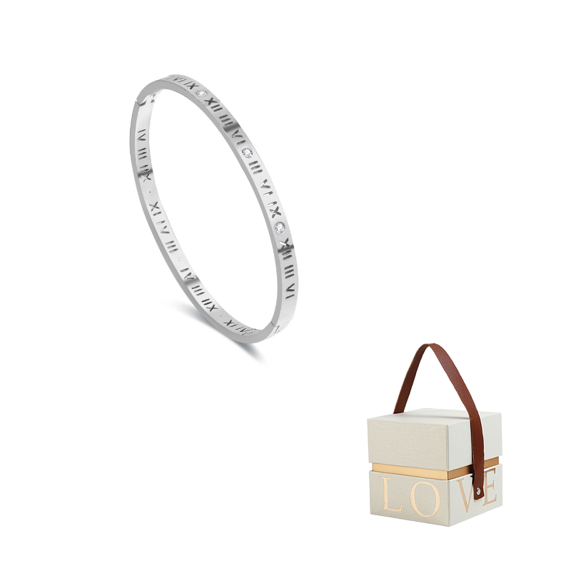 Браслет-бэнгл, Swarovski Zirconia