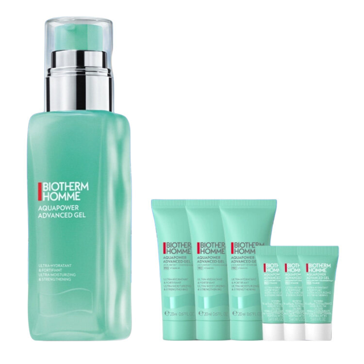 Лосьон для лица мужской BIOTHERM New Version PLUS Water Powered, 75ml+20ml*3+5ml*3