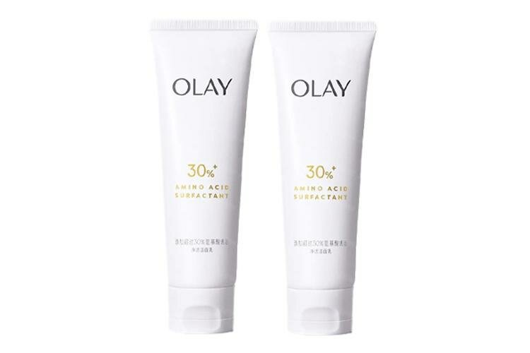 Пенка для умывания унисекс Olay с 30% аминокислот-сурфактантом для глубокого очищения, 125g*2