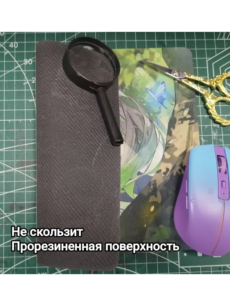 Игровой коврик "Genshin Impact", нескользящий, размер 20x25 см — фото 1