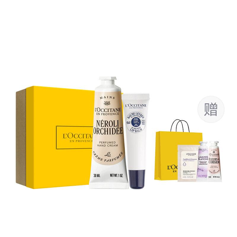 Набор по уходу за телом унисекс LOCCITANE 1480971211 Вишневый Цвет Сливочное Масло Роза Сердце