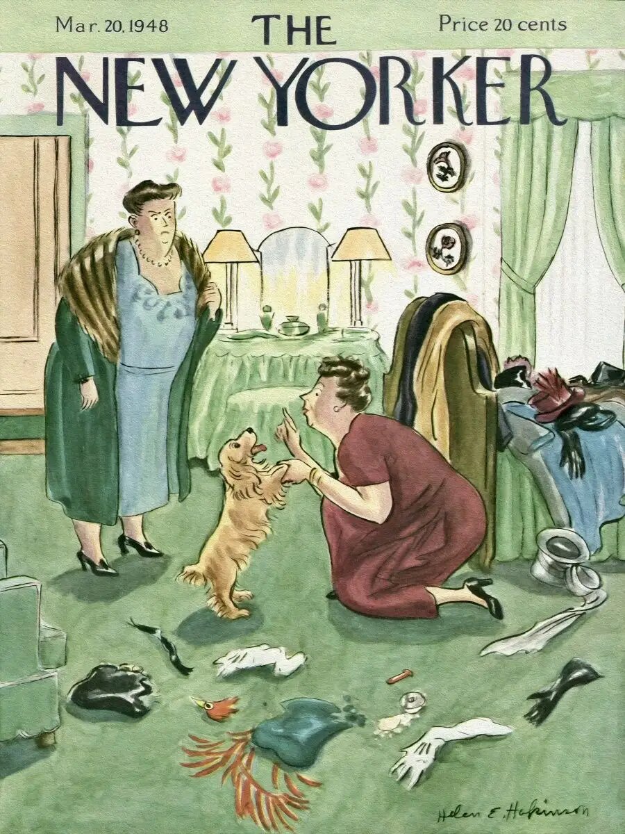 Постер New Yorker Нью Йоркер март, 30 x 40 см (без полей), бумага, без рамы — фото 1