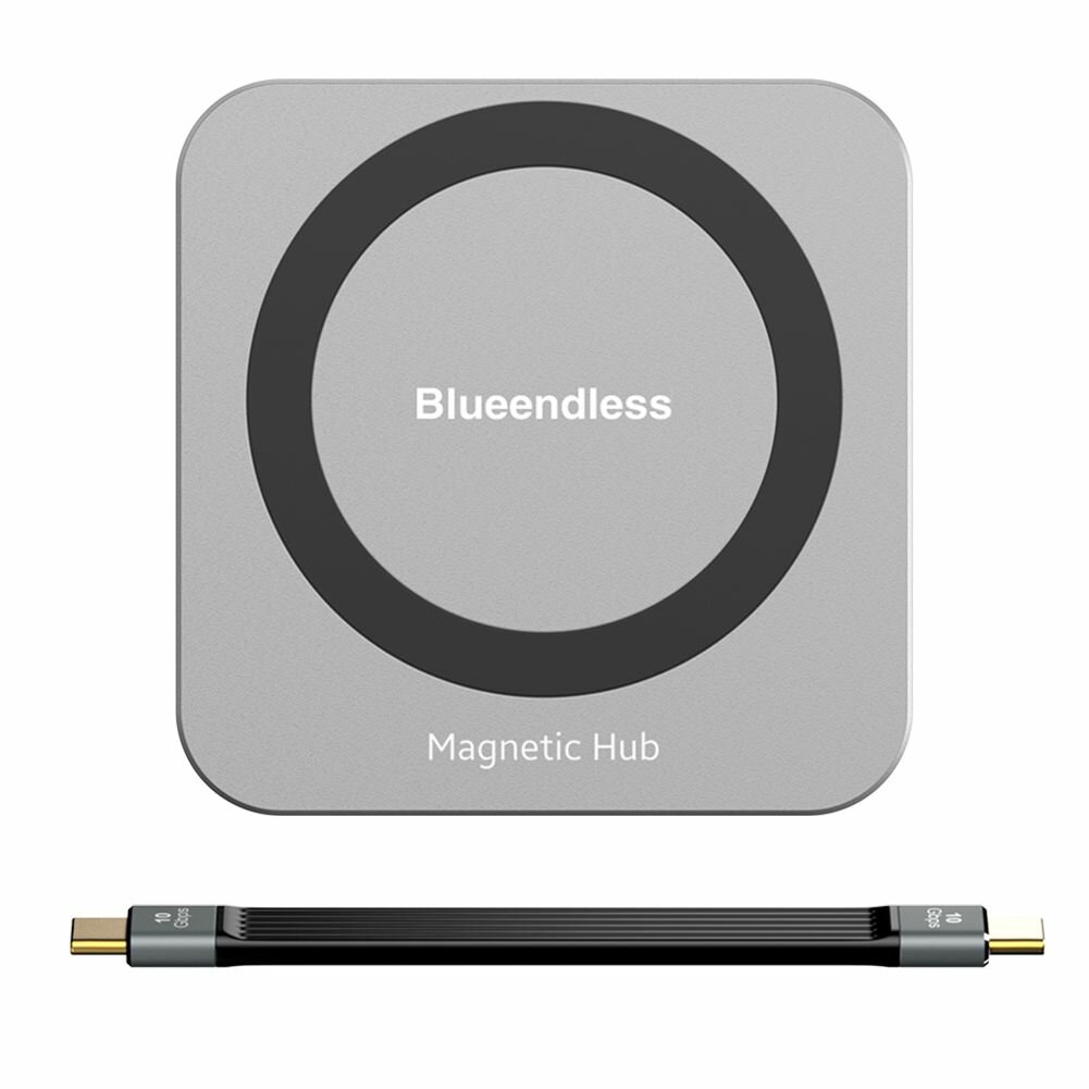 USB-C адаптер с магнитным креплением, совместим с Linux