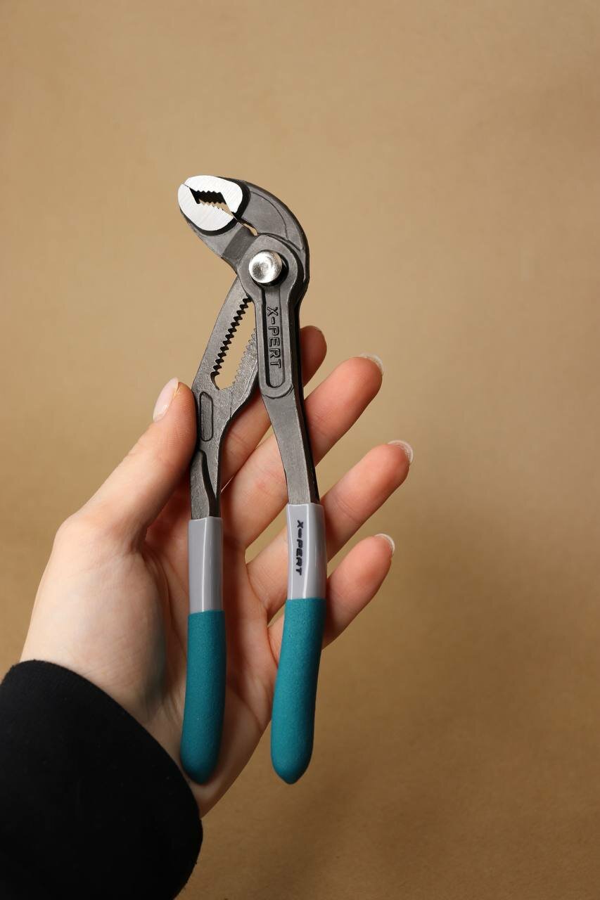 Клещи переставные попугаи 8" 200мм с фиксатором